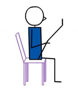 How to teach Chair Leg Up Pose - GeorgeWatts.org