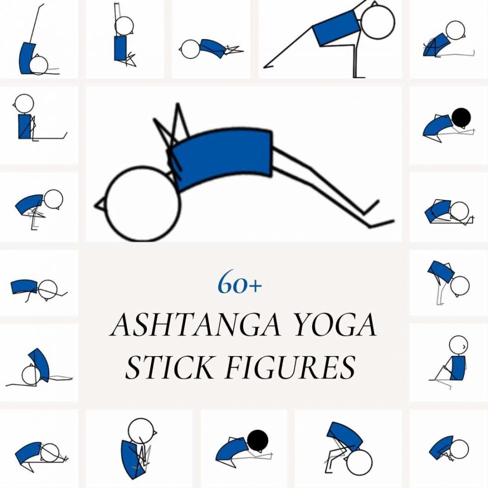 Yoga Stick Figures Kit | 2000+ Yoga Stick Figures In JPG Format