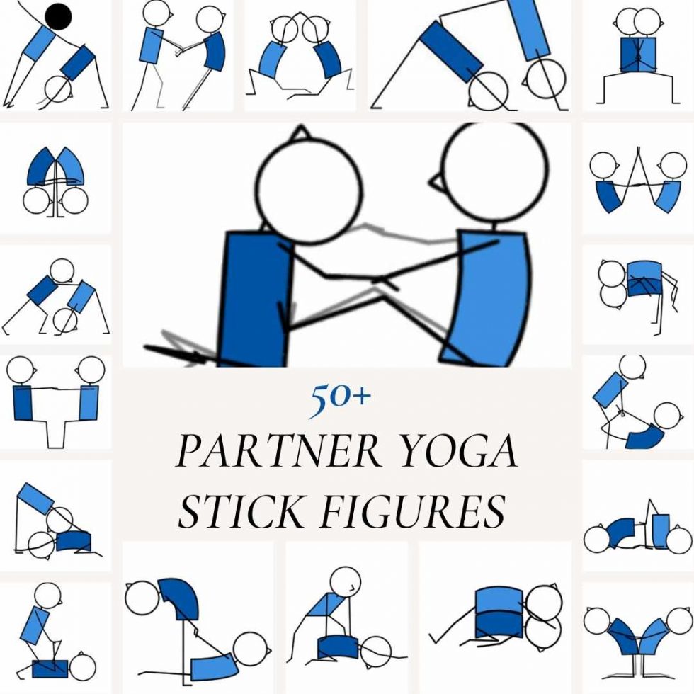 Yoga Stick Figures Kit | 2000+ Yoga Stick Figures In JPG Format