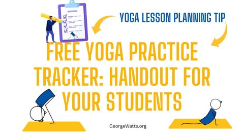 Free Yoga Practice Tracker: Printable Handout for Your Students