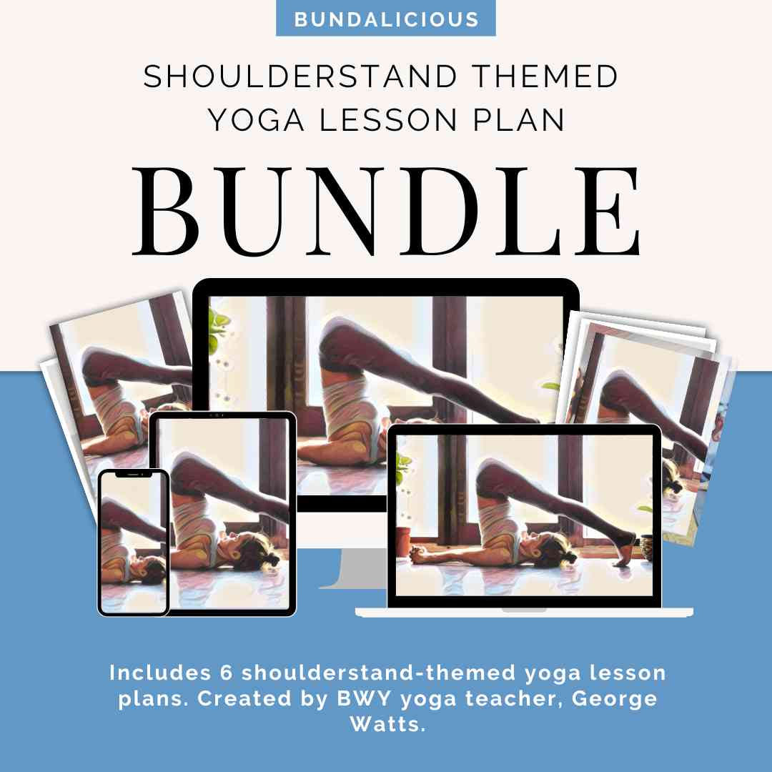 Shoulderstand Peak Pose Yoga Lesson Plan Bundle