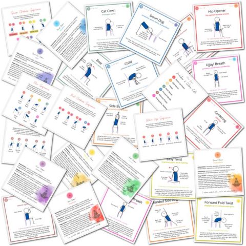 Chakra Chair Yoga Card Deck: 52 Cards For Mind-Body Unity